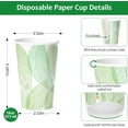 16oz 180 Count Compostable Paper Cups, BPI Certified Plant-Based ...
