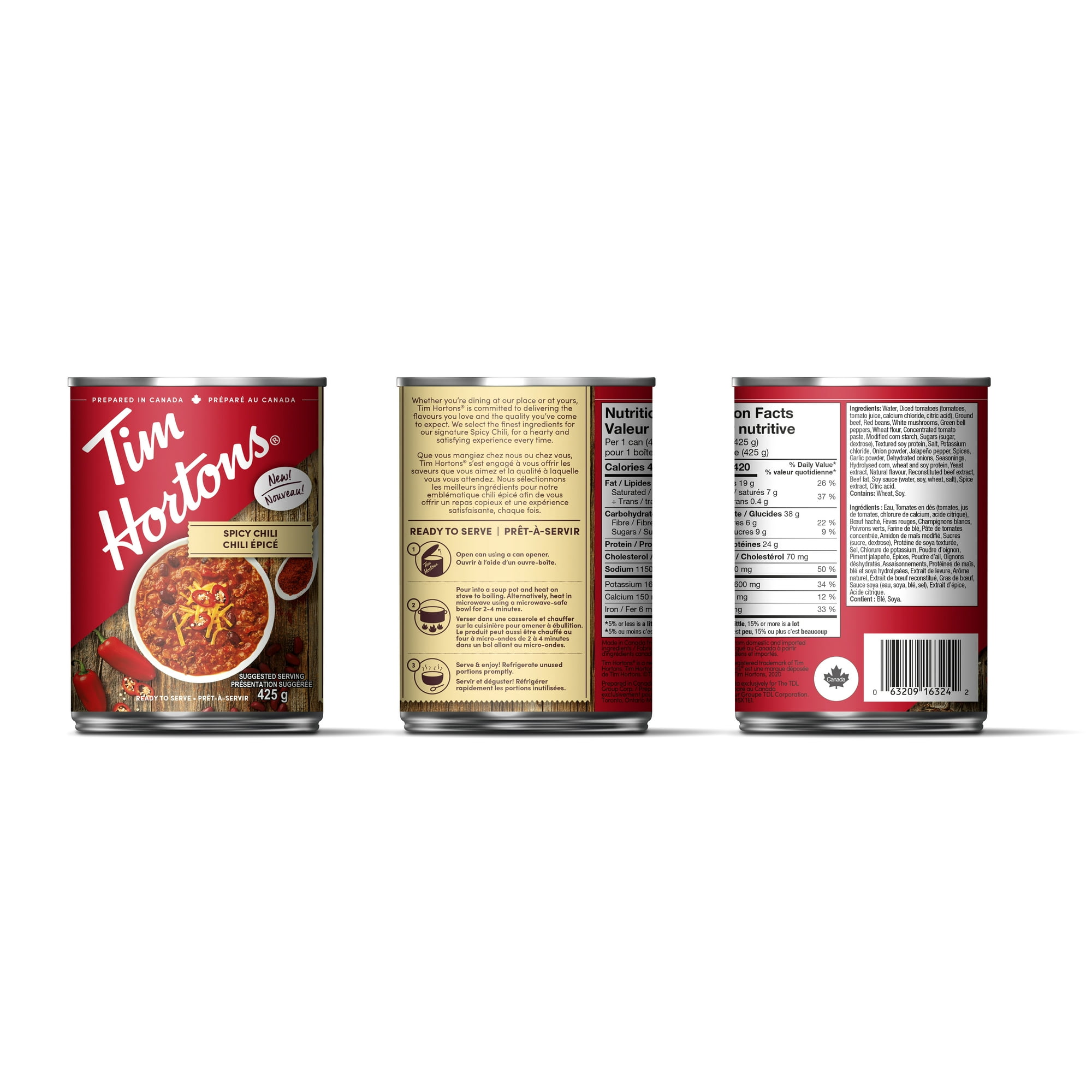Click here for Tim Hortons Th Spicy Beef Chili 16 Oz prices