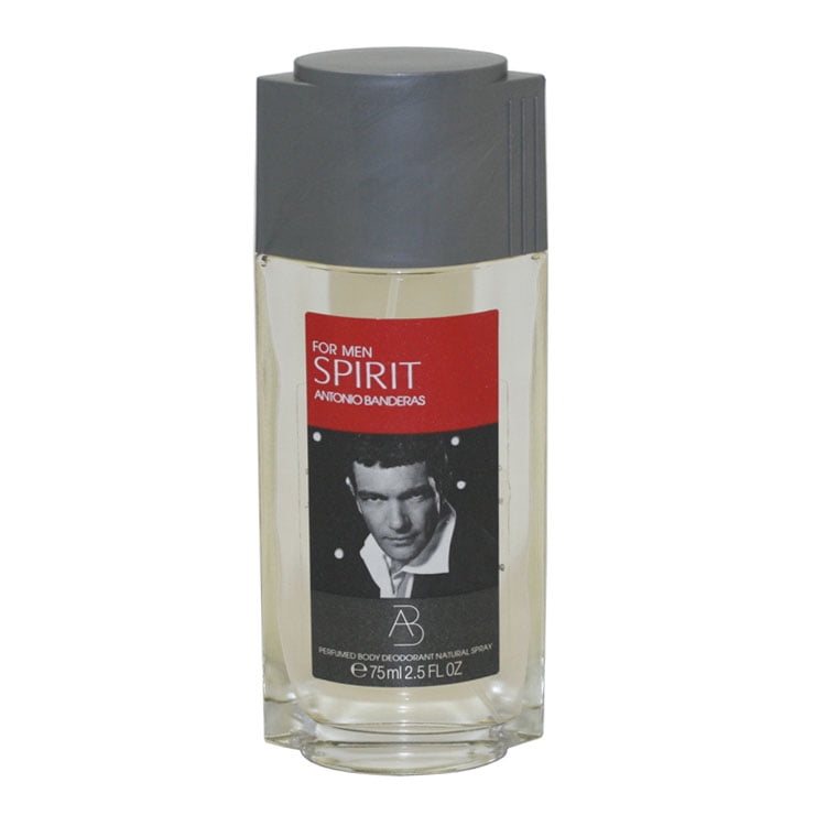 Spirit Perfumed Body Deodorant Spray 2.5 Oz / 75 Ml for Men by Antonio ...