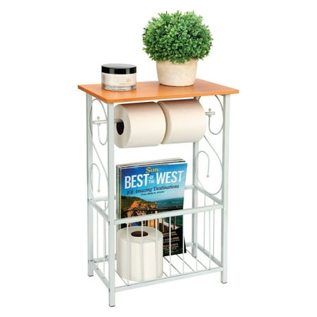 TSF Inc, Bathroom Table, Toilet Tissue Paper Holder Stand, Magazine ...