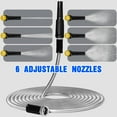 Metal Garden Water Hose, Water Hose 6 Function Nozzle, Leak Proof ...
