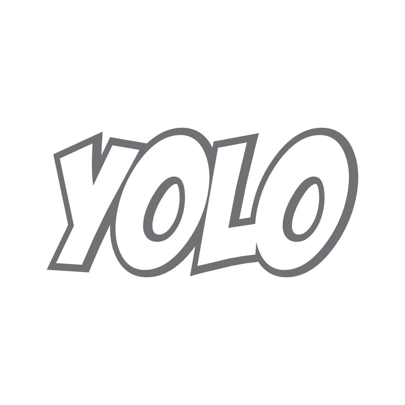 Yolo Sticker Decal Die Cut - Self Adhesive Vinyl - Weatherproof - Made ...