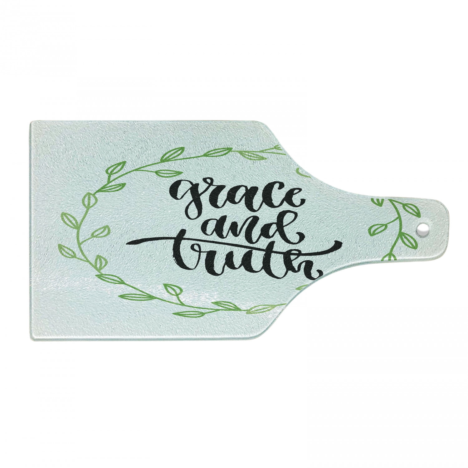 Grace Saying Cutting Board, Grace and Truth Text in Bold Writing ...