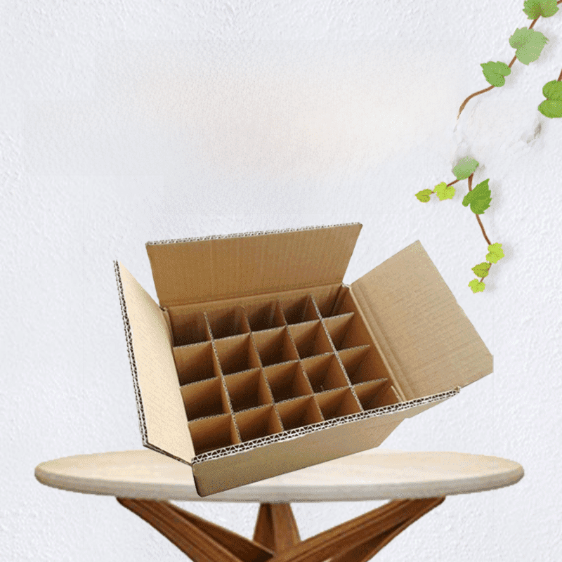 Caja de embalaje, caja de embalaje logística, compartimento de cartón ...