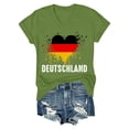 Deutschland Germany Vintage Flag Proud German T-Shirt Germany Heart ...