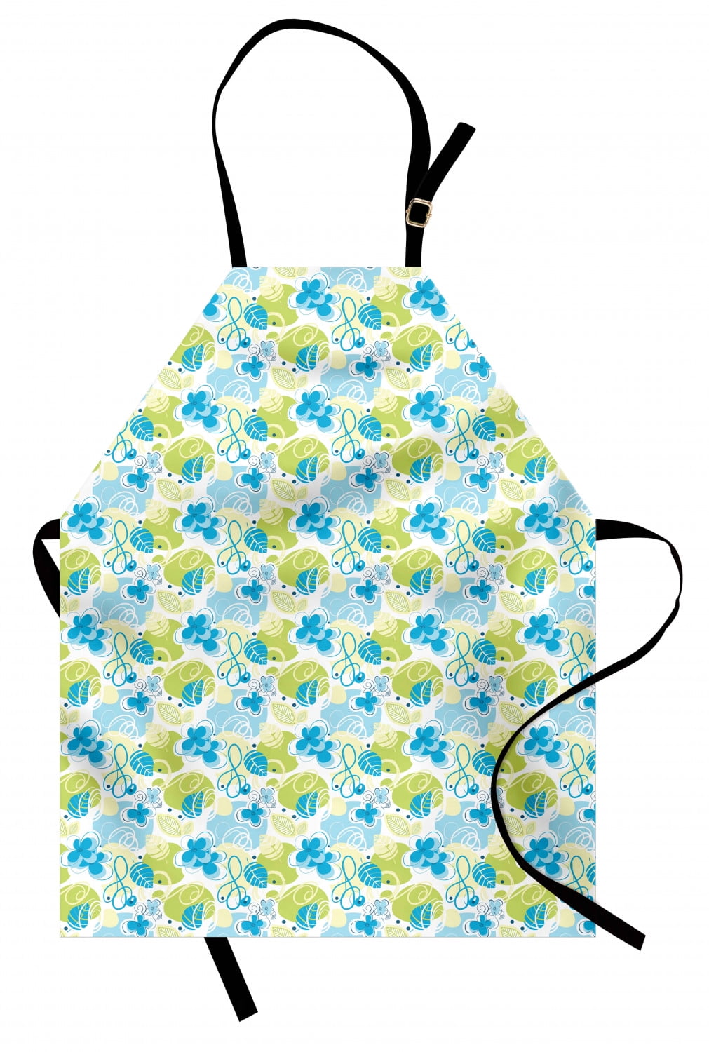Floral Apron Pastel Colored Cheerful Pattern Inspired by Spring Nature ...