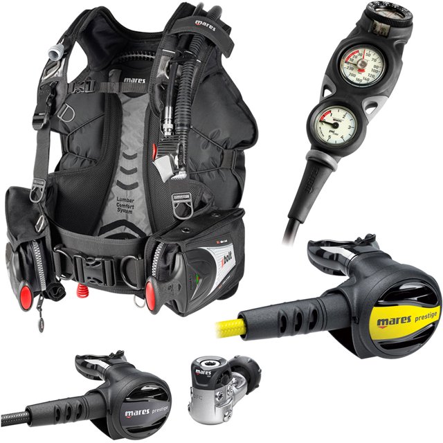 Mares Mission 2 Scuba Diving Console - Scuba Tank Pressure And Depth