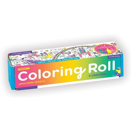 HHHCMagic Mini Coloring Roll – Continuous Coloring Paper Roll Measuring ...
