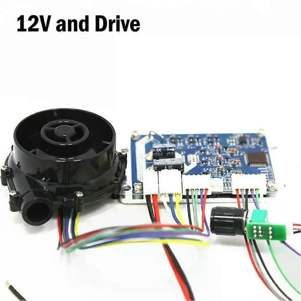 Centrifugal Blower 12V/24V+Drive Plastic Black WS7040-12-X200N/WS7040 ...
