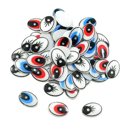 60 Pieces Movable Eyes Plastic Safety Eyes for DIY Doll Making Toy Eyes ...