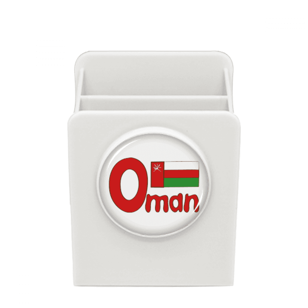 Oman National Flag Red Green Pattern Desk Pencil Holder Cup Pen ...