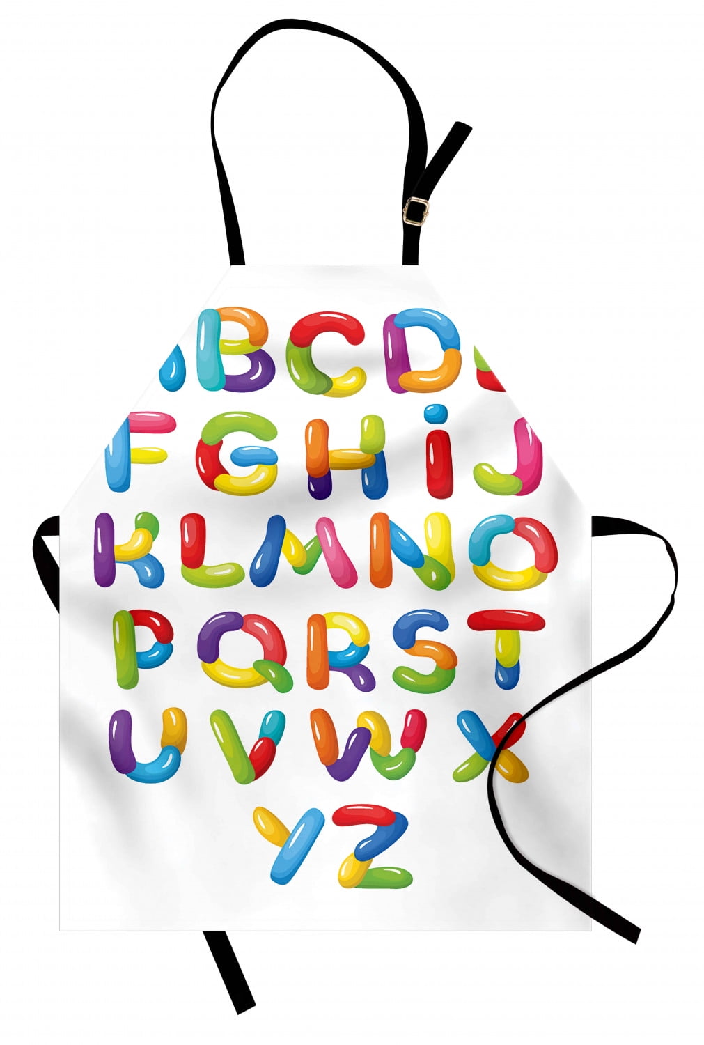 Letters Apron Colorful Letters Kids Children Design Alphabet Vivid ...