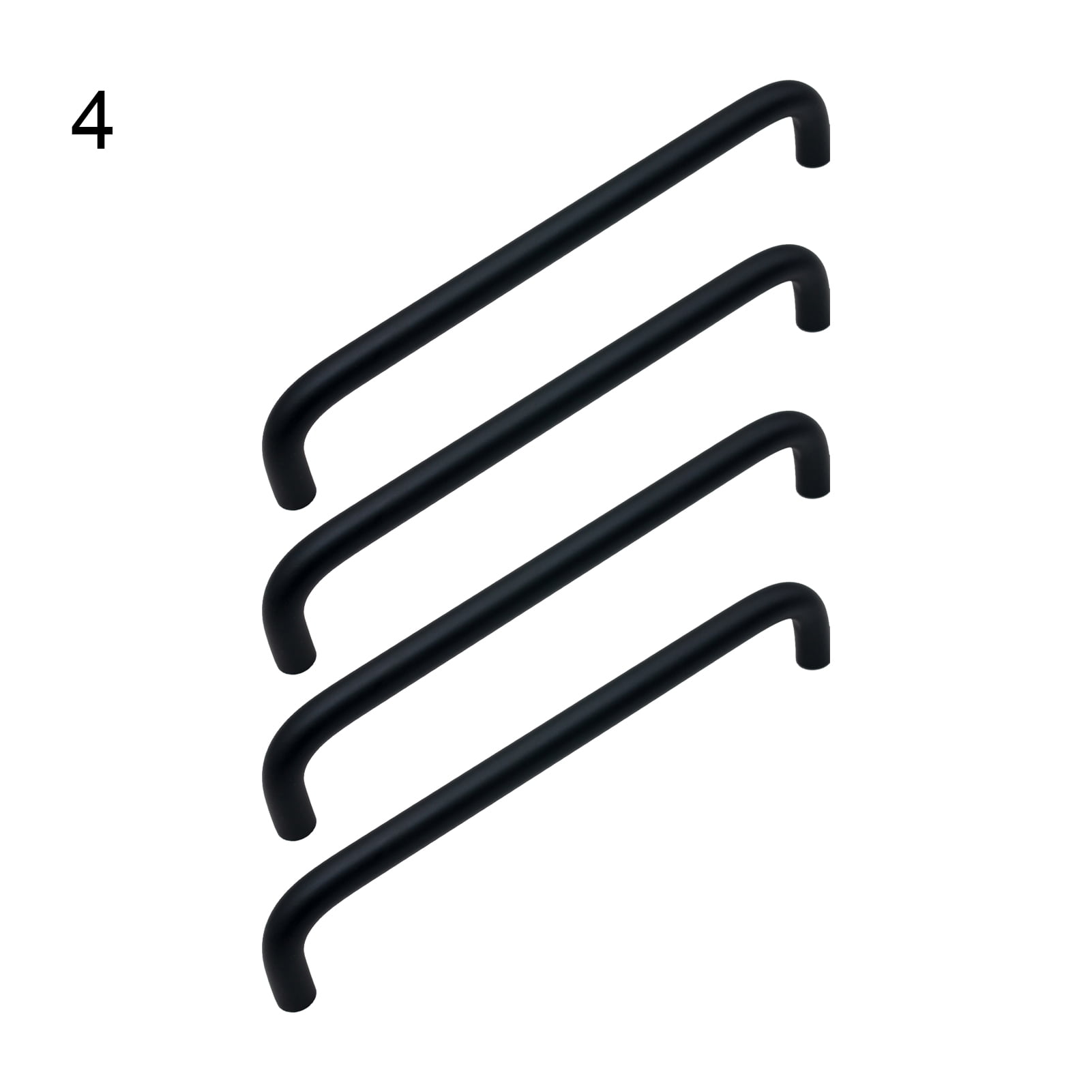 4Pcs/Set Aluminium Alloy Handles for Furniture Cabinet Knobs and ...