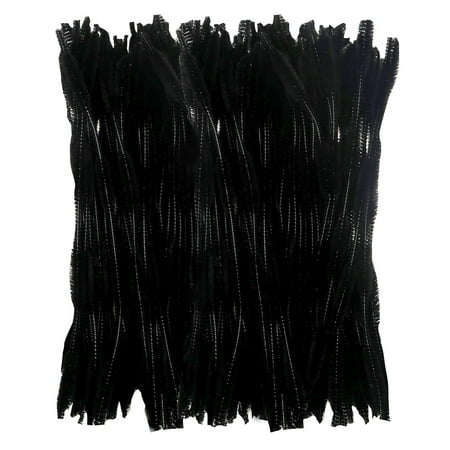 GFDYREE TOAOB 120pcs Black Pipe Cleaners Bump Pipe Cleaners Chenille ...
