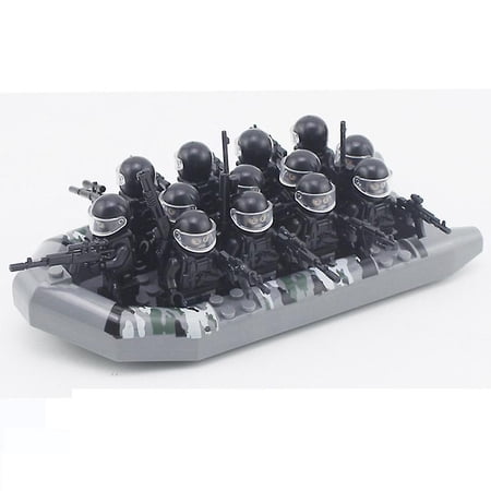 FanShow Police Building Blocks Military Series Boy Swat Minifigures ...