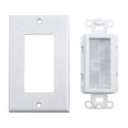 Construct Pro Brush Wall Plate Cable Management Pass-Through Device ...