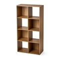 Mainstays 8 Cube Storage Organizer, Warm Walnut - Walmart.com