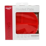 Equate Red Divided Plate, 10 1/4 inch, Microwave and Dishwasher Safe ...