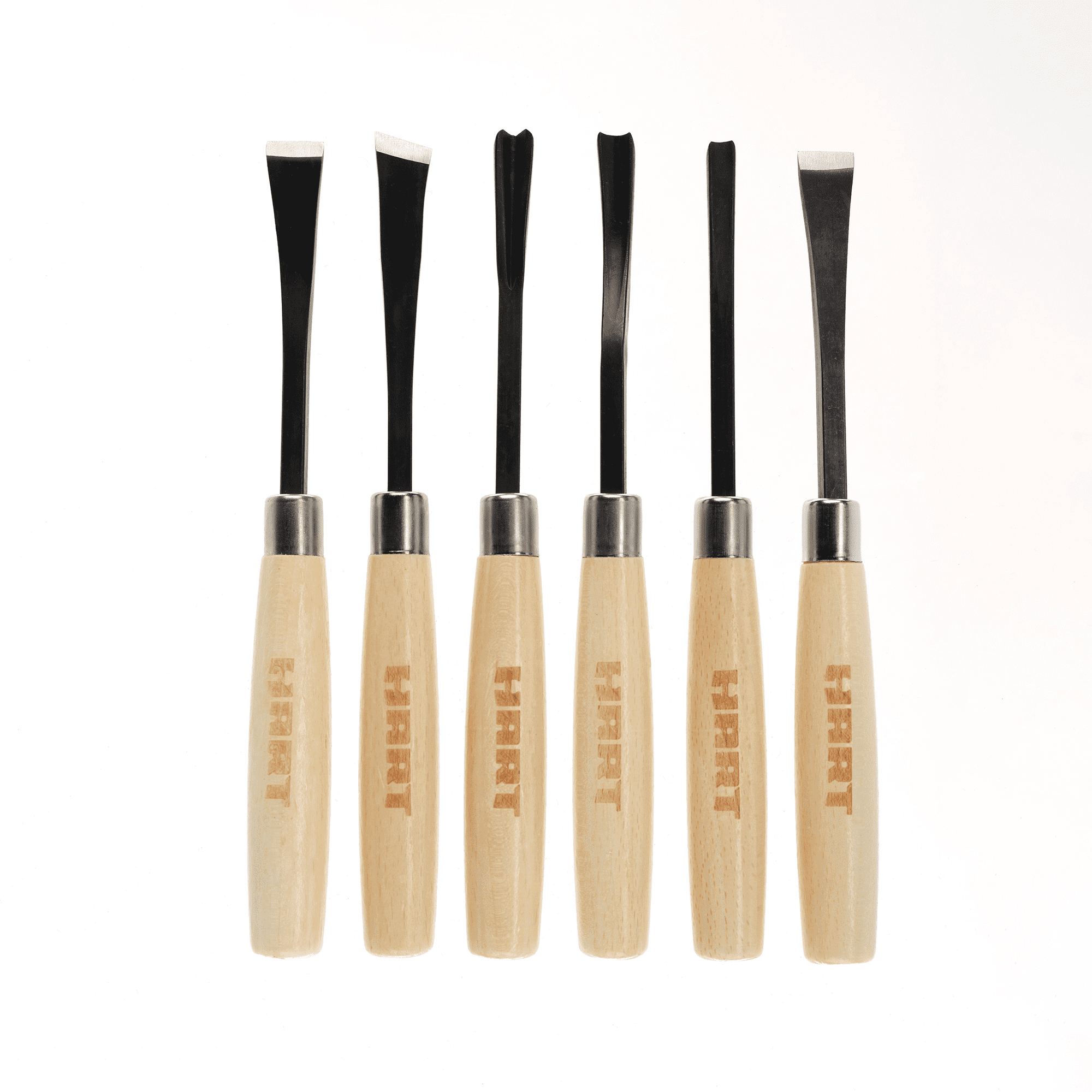 Buy HART 6-Piece Carving Set, Natural Wood Handles Online at Lowest ...