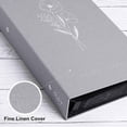 EVERLORIA Linen Silver Stamping Photo Album 300 Pockets Horiz Only ...