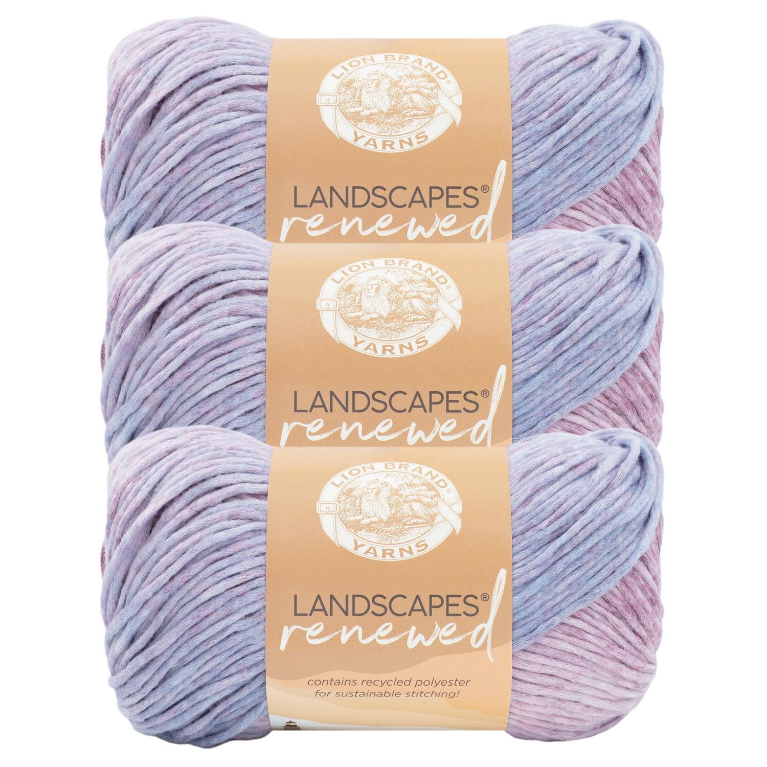 Click here for Lion Brand Landscapes Renewed Yarn #4 Medium/Worst... prices