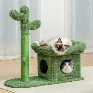 Lovely Caves 28.3in Coconut Palm Tree Cat Scratching Post - Walmart.com