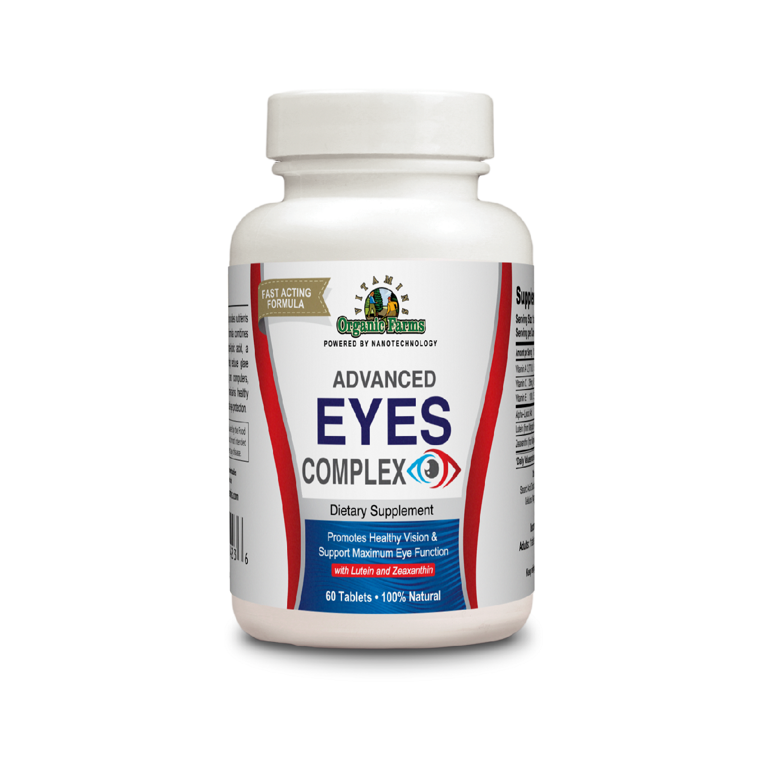 Organic Farms Vitamins Eyes complex Dietary supplement, Eyes support ...
