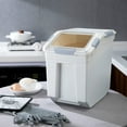 HANAMYA 25 Liter / 40 lbs Rice Storage Container with Measuring Cup ...