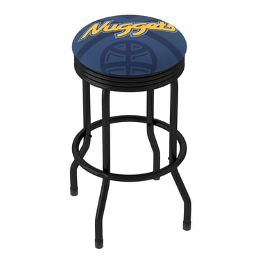 Trademark Global NBA Denver Nuggets 31" Padded Swivel Bar Stool ...
