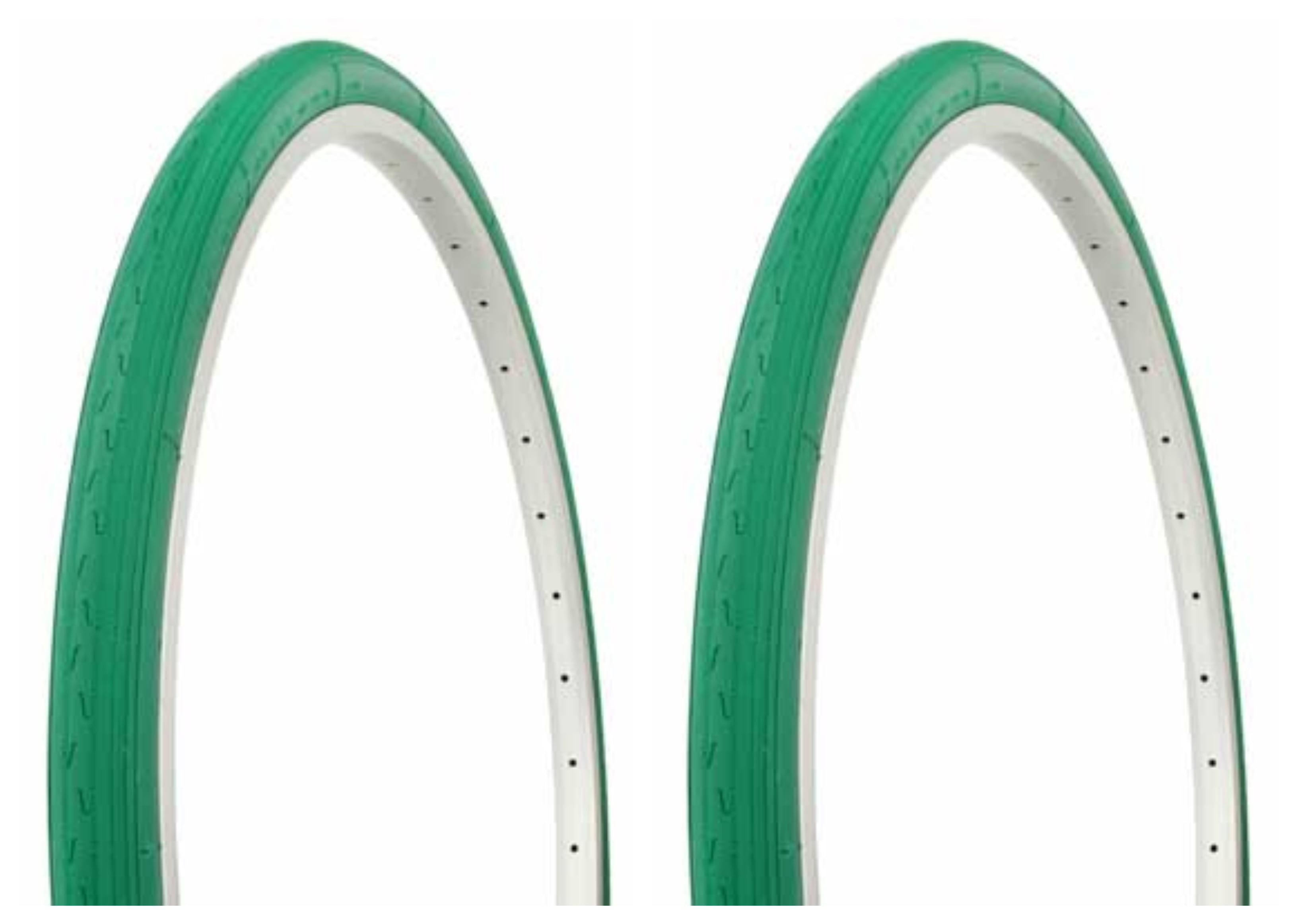 Tire Set 2 Tires Two Tires Duro 26 X 1 3 8 Green Green Side Wall HF tire-set-2-tires-two-tires-duro-26-x-1-3-8-green-green-side-wall-hf