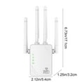 Kchsji 1200Mbps WiFi Extender Dual Band 5G/24G Wireless Amplifier with ...