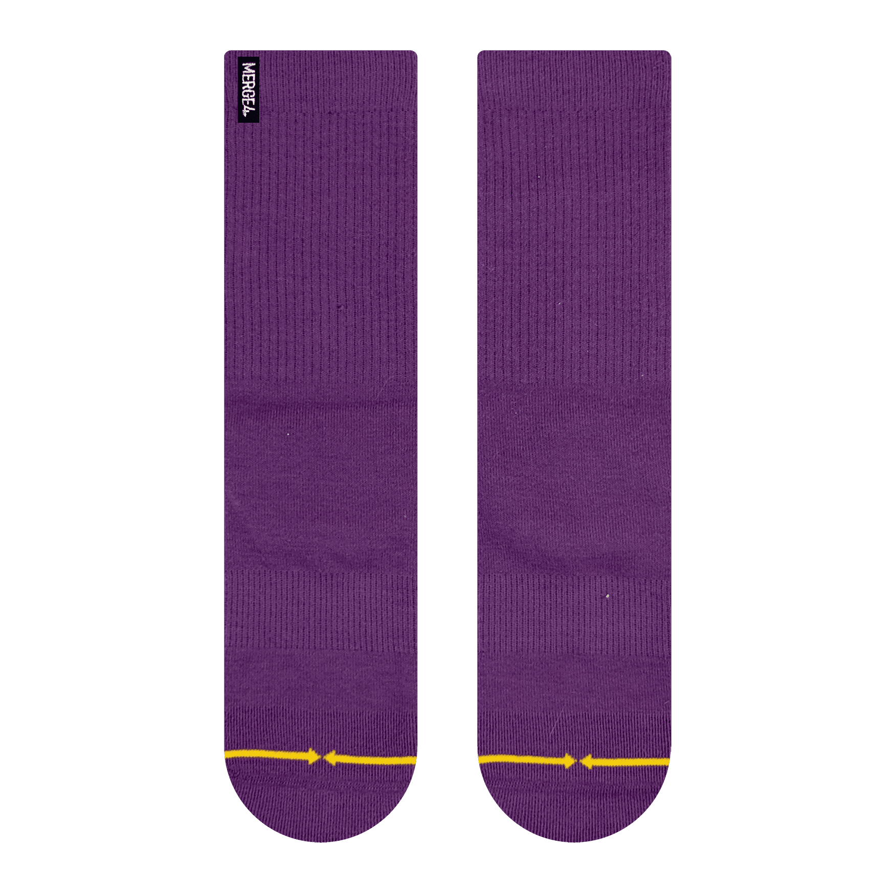 REPREVE Purple Crew Socks - Walmart.com