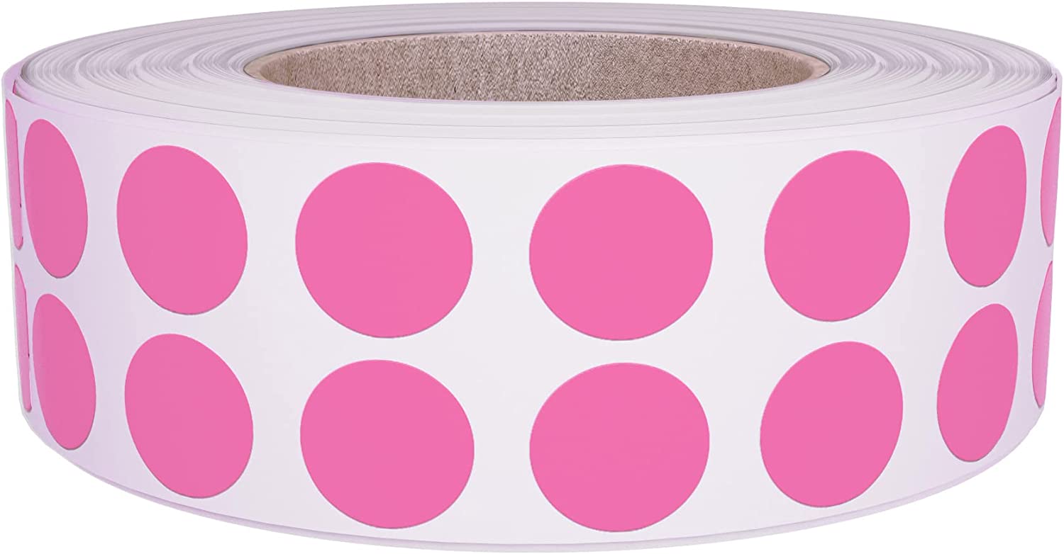 Small Color-Coding Labels 0.375 inch Circular Sticker Roll 10mm in ...