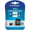 Verbatim, Micro SD Card, VER44083, 32GB UHS-I Class 10 with Adapter ...