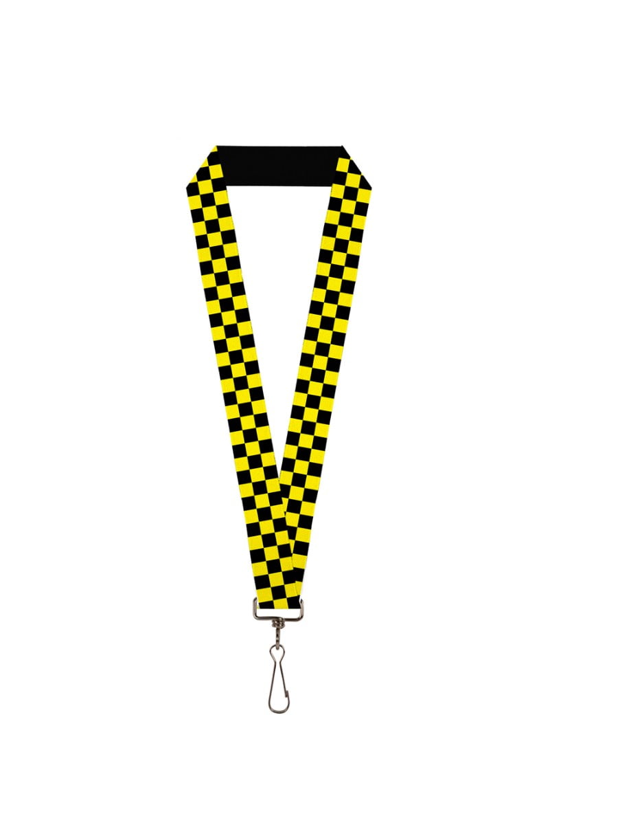 Black And Yellow Checkered Flag Plaid Checkers Lanyard Walmart black-and-yellow-checkered-flag-plaid-checkers-lanyard-walmart