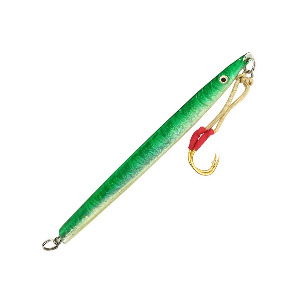 Knife Jigs 7oz Model LF40 Green 10pcs - Walmart.com