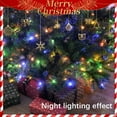 7Ft Pre-Lit Artificial Christmas Tree with 450 Color-Changing LED ...
