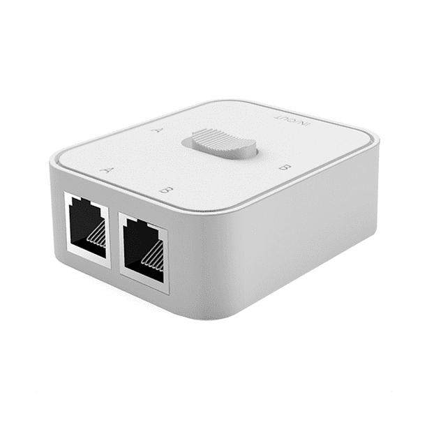 Qtmnekly 2 Port Gigabit Network Switch RJ45 Switch Network Splitter ...