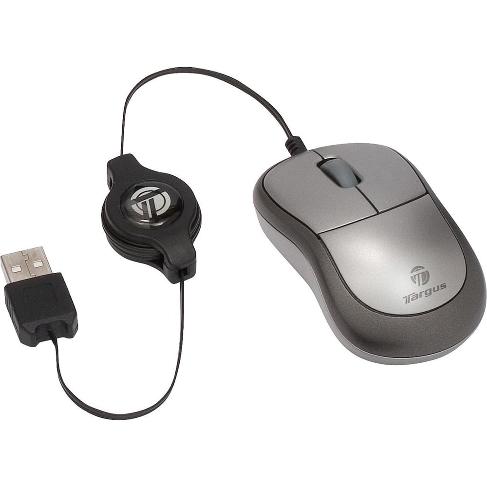 Targus PAUM01U Ultra-Mini Retractable Optical Mouse - Walmart.com