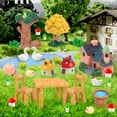 50 Pcs Fairy Garden Miniatures Accessories Bridge House Landscape Water ...