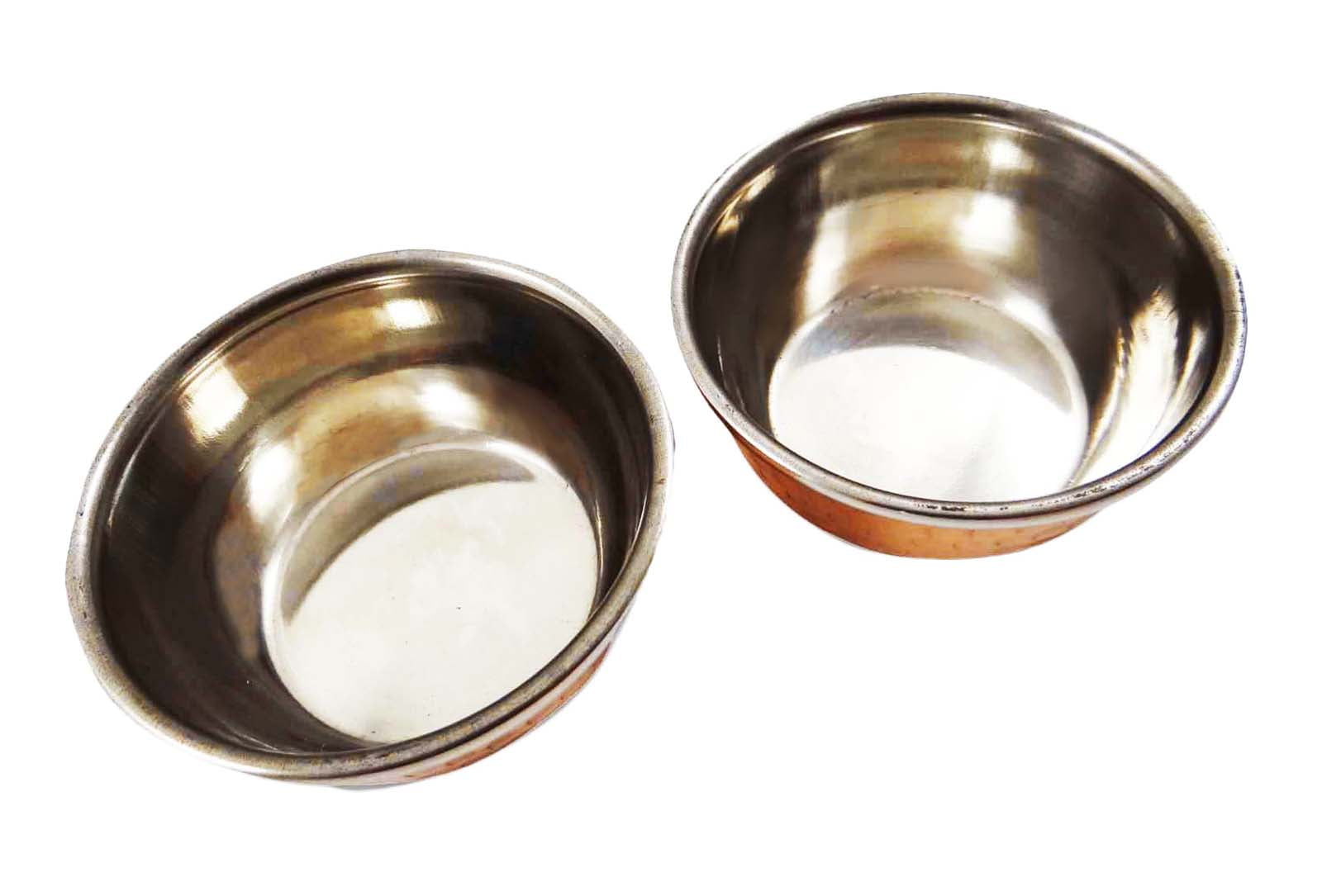 Set Of 2 Serving Copper Bowl Katoris Indian Food Utensils Tableware ...