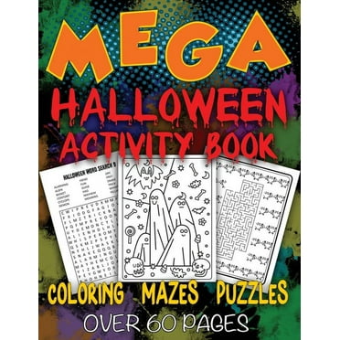 Happy Halloween Activity Book for Kids!: (Ages 6-12) Connect the Dots ...