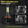 HB5 9007 LED Headlights 360000LM LED Lights Bulbs Kit Super Bright High ...