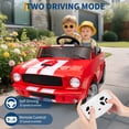 24V 2-Seater Licensed Shelby GT350 Kids Ride On Car, Electric Toy Car ...
