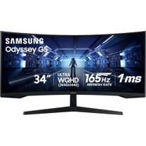 SAMSUNG 34" Odyssey G5 Ultra-Wide Gaming Monitor, 1000R WQHD Curved ...