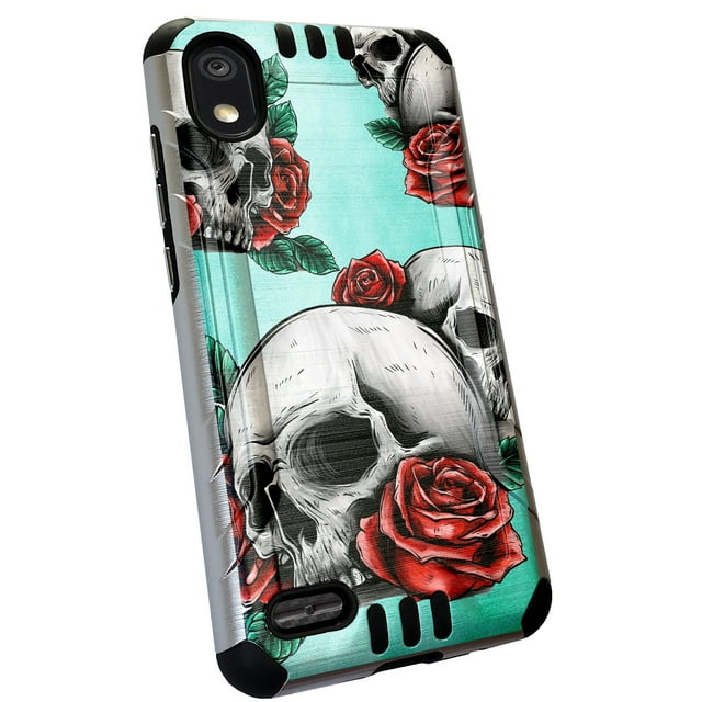 Dalux Combat Phone Case Compatible With Alcatel Tcl A2 A507dl Teal
