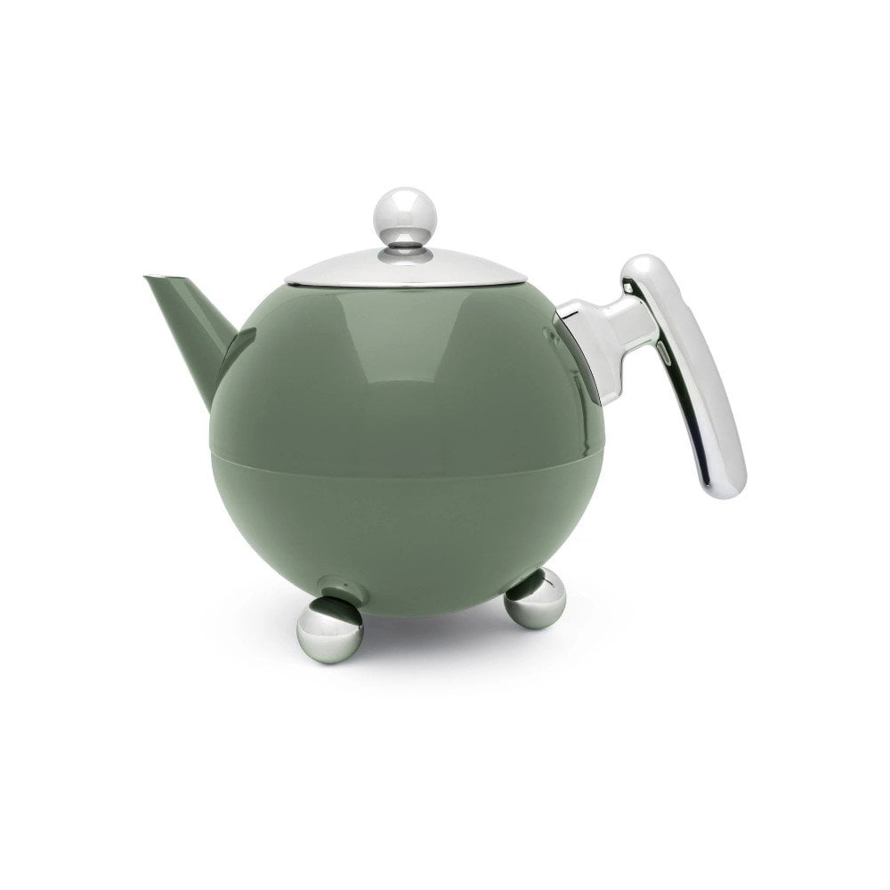 Bredemeijer Bella Ronde 41oz Teapot | Smokey Green - Walmart.com
