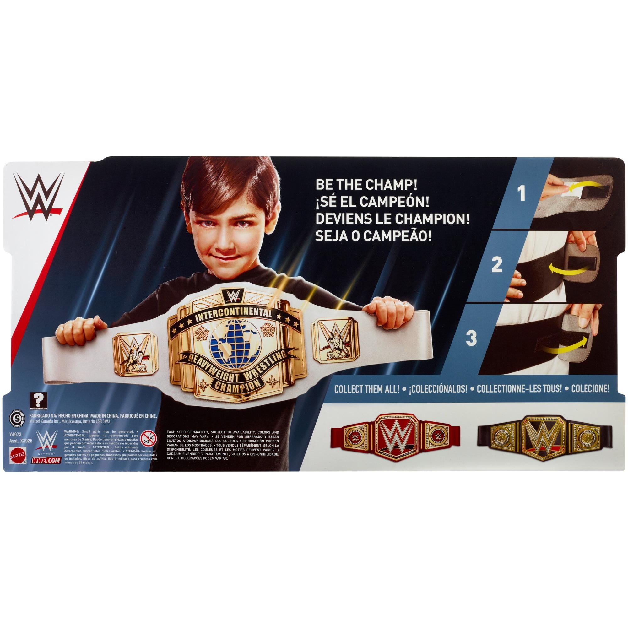 Wwe Intercontinental Championship Toy Belt White
