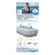 Intex 16' x 42" Frame Rectangular Above Ground Swimming Pool Set w ...