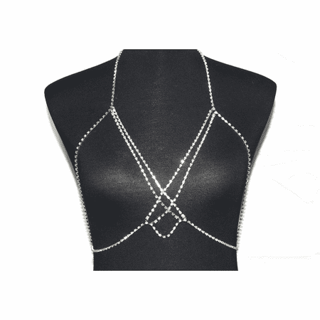 Crystal Body Chain Bikini Body Chains Nightclub Chest Chain Fashion ...